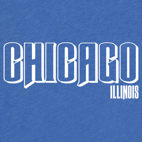 Chicago Outline Text T-Shirt for Men – Strange Cargo