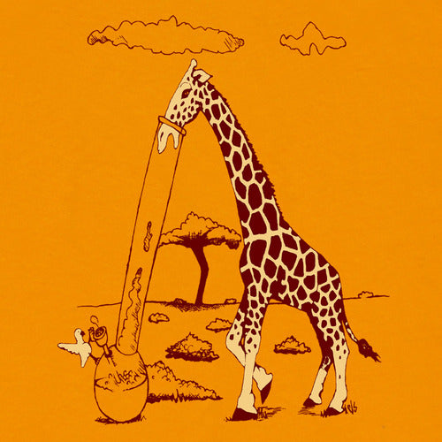 Giraffe Smoking Bong by James S T-Shirt for Men & Women – Strange Cargo