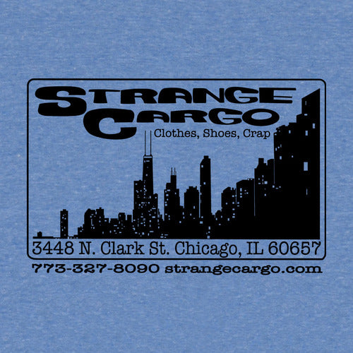 Strange Cargo Cityscape T-Shirt for Men, Women, & Children